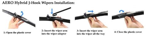 Aero Hybrid J Hook Wiper Installation Aero Wiper Blades Official