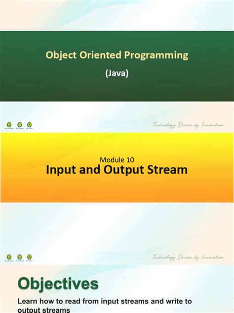 Module 10 Input And Output Stream Pdf Class Computer Programming