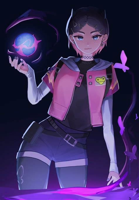 Clove Valorant Follow For More Valorant Creations 💜🩷 Cute Art