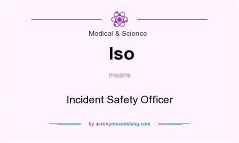 Iso Incident Safety Officer In Medical Science By AcronymsAndSlang Com