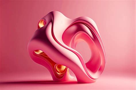 Premium Photo 3d Render Abstract Geometric Background In Form Of Threedimensional Futuristic