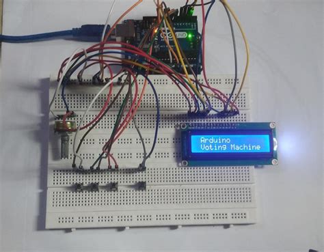circuit diagram of electronic voting machine