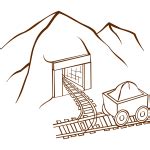 Vector Drawing Of Role Play Game Map Icon For A Cave Entrance Free SVG