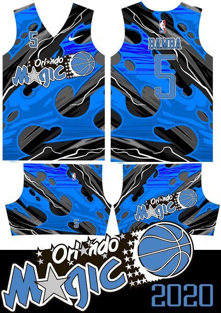 Orlando Magic Full Sublimated Jersey Basketball Jersey Jersey Design