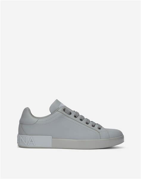 Dolce And Gabbana Calfskin Portofino Sneakers Editorialist
