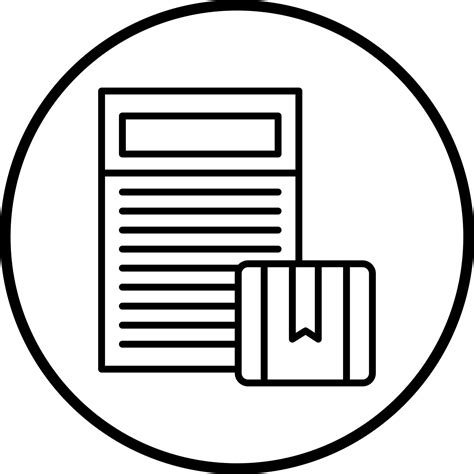 Sku Description Vector Icon Style 22115319 Vector Art At Vecteezy