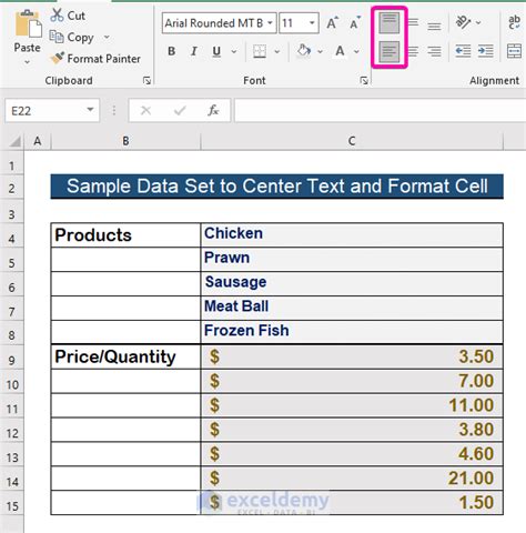 How To Format Cell And Center Text With Excel Vba 5 Ways Exceldemy