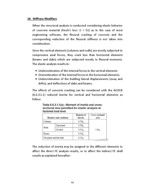 Stiffness Modifier Pdf Beam Structure Stiffness
