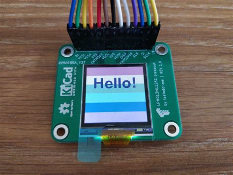 I Made A Breakout Board For The LPM013M126C Color MIP Display R Electronics