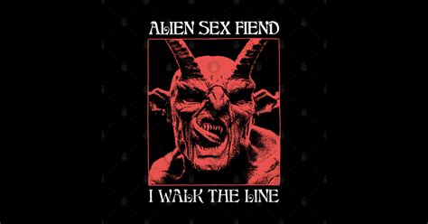 Alien Sex Fiend Fanmade Post Punk Sticker Teepublic