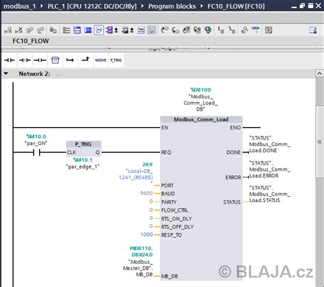 Komunikace Simatic S7 1200 A Rs485 S Protokolem Modbus Rtu