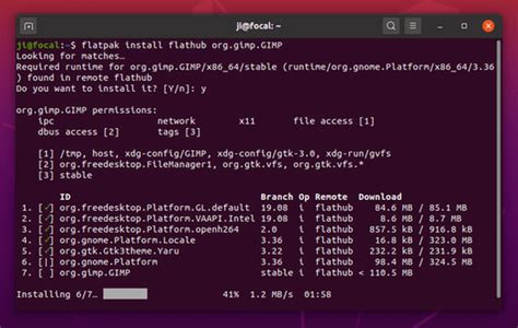 gimp image editor 2 10 24 available to install in ubuntu 20 04 and higher