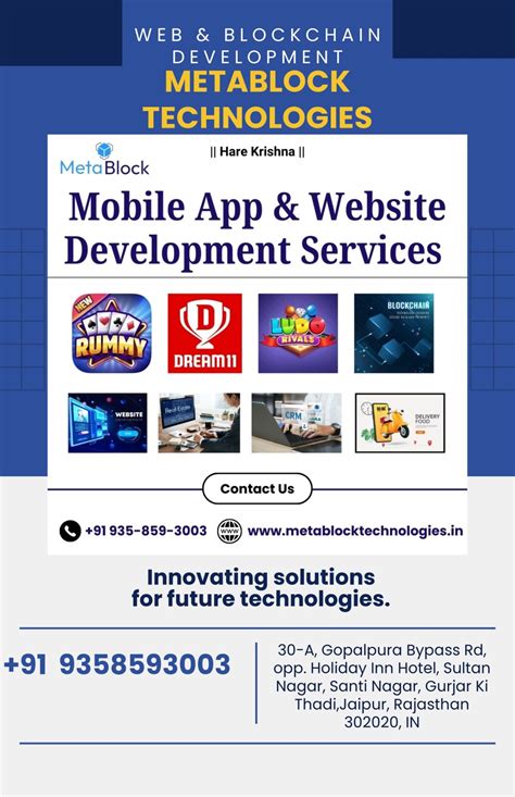 Blockchaindevelopment Webdevelopment Gamedevelopment Metaverse