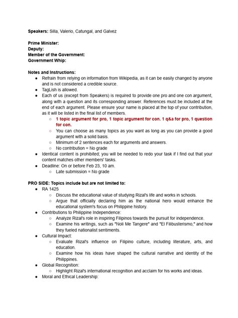 Script For Debate Pdf