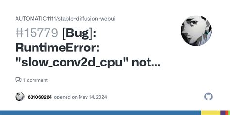 [bug] runtimeerror slow conv2d cpu not implemented for half