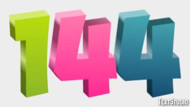 144 Multi Color For The New Year Text Effect Generator