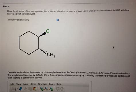 Solved Part A Draw The Structure Of The Major Product That