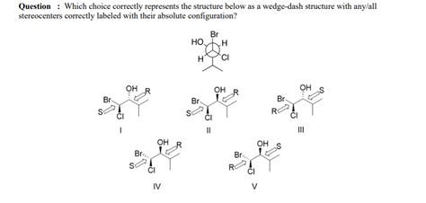 solved question which choice correctly represents the
