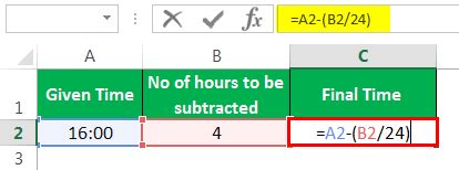 Subtract Time In Excel What Is It Formulas Examples Template