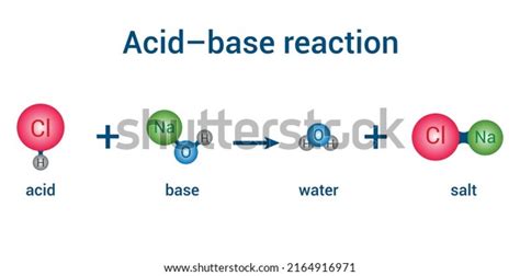 Base Acid Reaction Producing Salt Water 库存矢量图（免版税）2164916971 Shutterstock