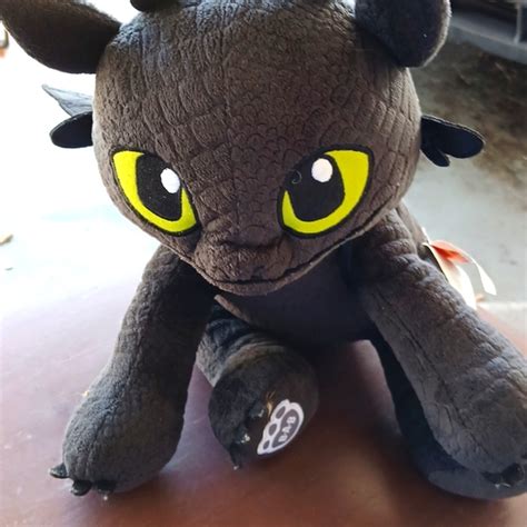 Toys Plush Bab Toothless Dragon With Wings Dream Works How To Train Your Dragon Poshmark