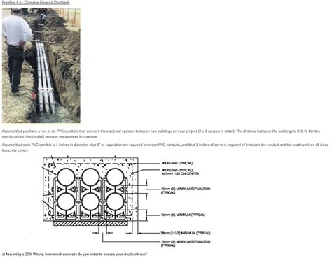 Solved Problem 4 A Concrete Encased Ductbank