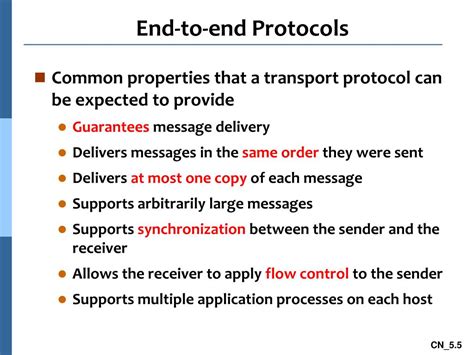 Ppt Computer Networks Chapter 5 End To End Protocols Powerpoint Presentation Id1944489