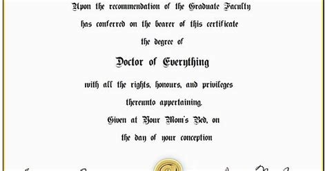 my totally legit phd certification oc imgur