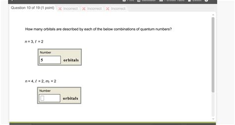 Solved How Many Orbitals Are Described By Each Of The Below Chegg Com