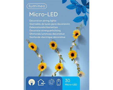 Indoor Flower Led String Lights Sunflowers Coletta And Tyson Garden Centre