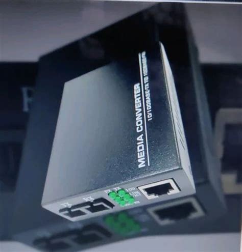 100mbps Fiber Media Converter 10 100 Single Mode Dual Fiber 20km For Networking At ₹ 850 Piece