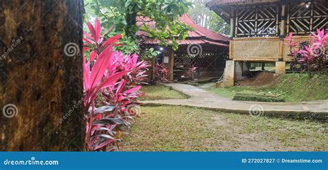 Beautiful School Garden Indonesia In Spring Stock Image Image Of Home