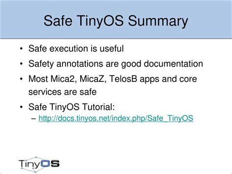 Safe TinyOS Ppt Download