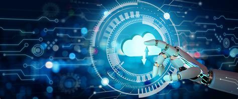 Cloud Computing Technology Data Information On Cloud To Backup Storage Internet Data With