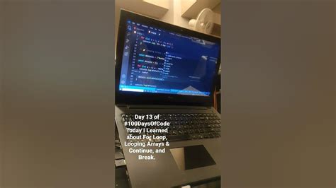 Day 13 Of 100daysofcode Today I Learned About For Loop Looping Arrays