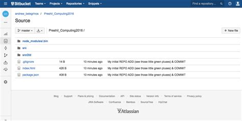 Bitbucket Preshil Computing And Software Development