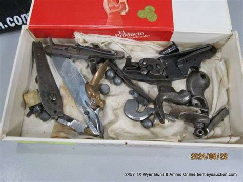 Vintage Cigar Box Flintlock Gun Parts Bentley And Associates Llc