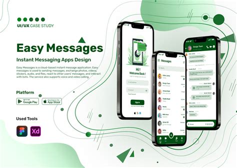 Easy Messages Apps Ui Ux Design On Behance