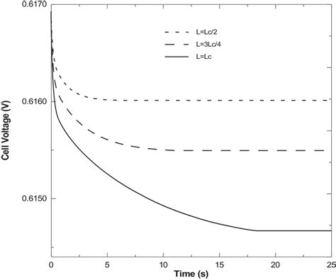 The Effect Of Gdl Thickness On The Transient Evolution Of The Cell