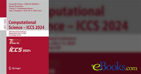 Computational Science Iccs 2024 By Leonardo Franco Ebook