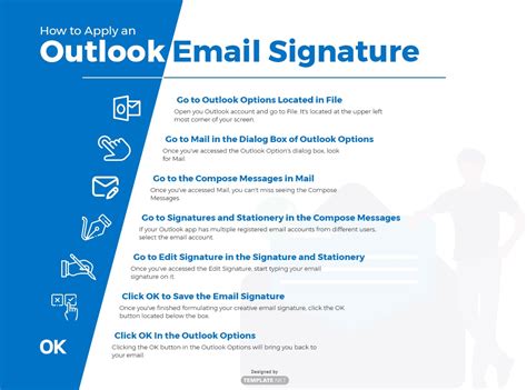 create outlook signature template