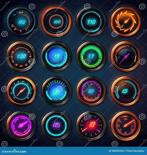 Panel Games Speedometer Ai Generated Stock Image Image Of Automobile Engine 290942953