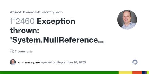 Exception Thrown System NullReferenceException In System Private CoreLib Dll Linked Issue
