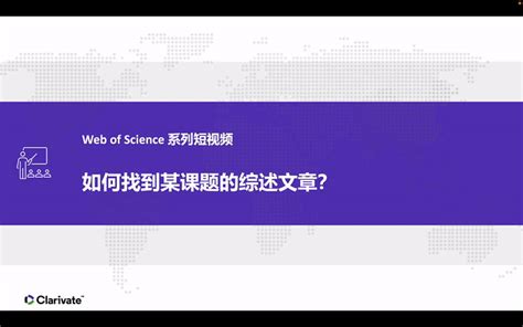Web Of Science 短视频集锦 Libguides At Clarivate Analytics