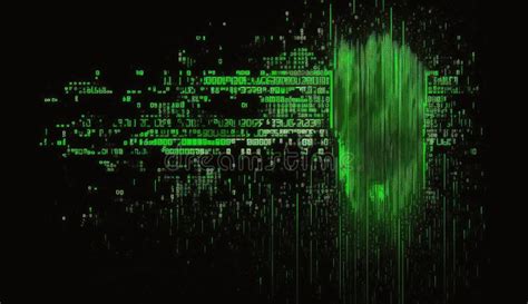binary code symbols stock illustration illustration of connection