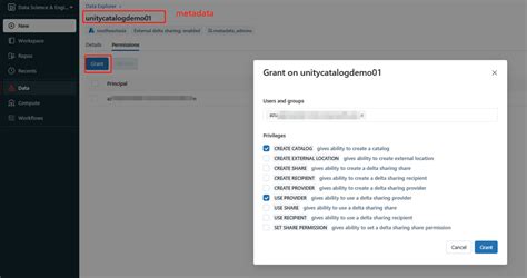 Azure Databricks中使用unity Catalog 03 Data Sharing John Xiong 博客园
