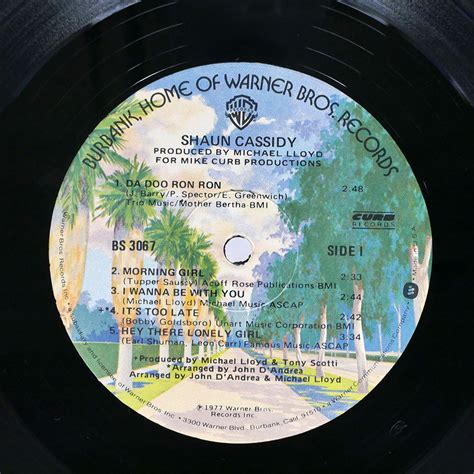 Yahooオークション Us盤 Shaun Cassidyshaun Cassidywarner Bros