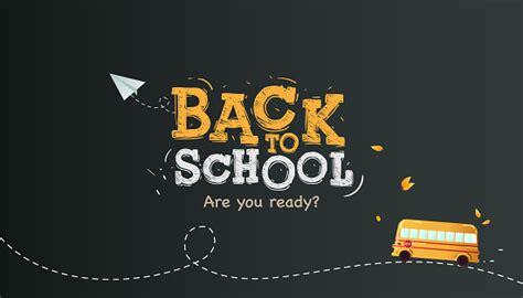 Back To School 분필 그린 텍스트 와 종이 비행기 와 스쿨 버스 통상 칠판에 교육 디자인 웹 배너 표지 벡터 일러스트 레이 션 신학기에 대한 스톡 벡터 아트 및