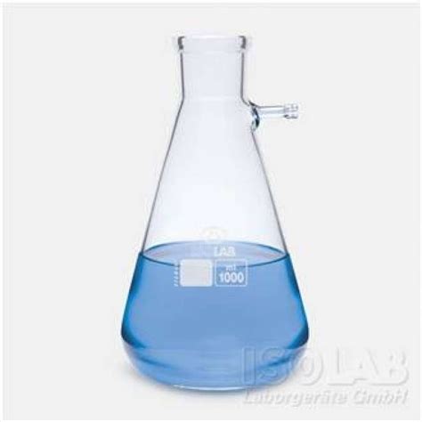 Promo Filtering Flask Glass 1000 Ml Labu Erlenmeyer Filter Diskon 23 Di Seller Devide Store