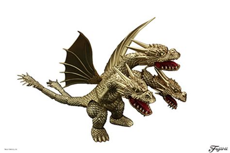 Fujimi Chibimaru King Ghidorah 1991 70th Anniversary Version Andys Hobby Headquarters Canada